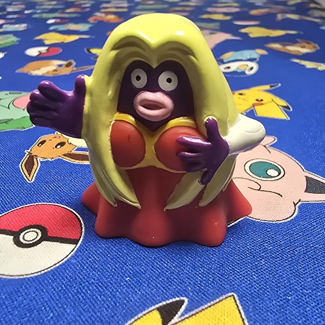 Pokemon Jynx Purple Figure Finger Puppet 1997 Nintendo Bandai Vintage ...