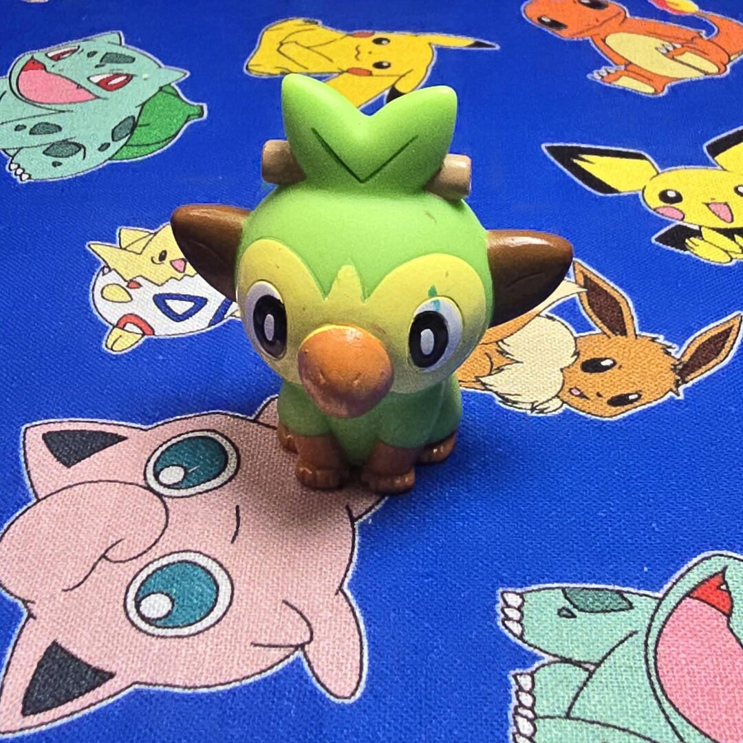 Pokemon Grookey Figure Finger Puppet 2019 Nintendo Bandai PVC Japan USA ...