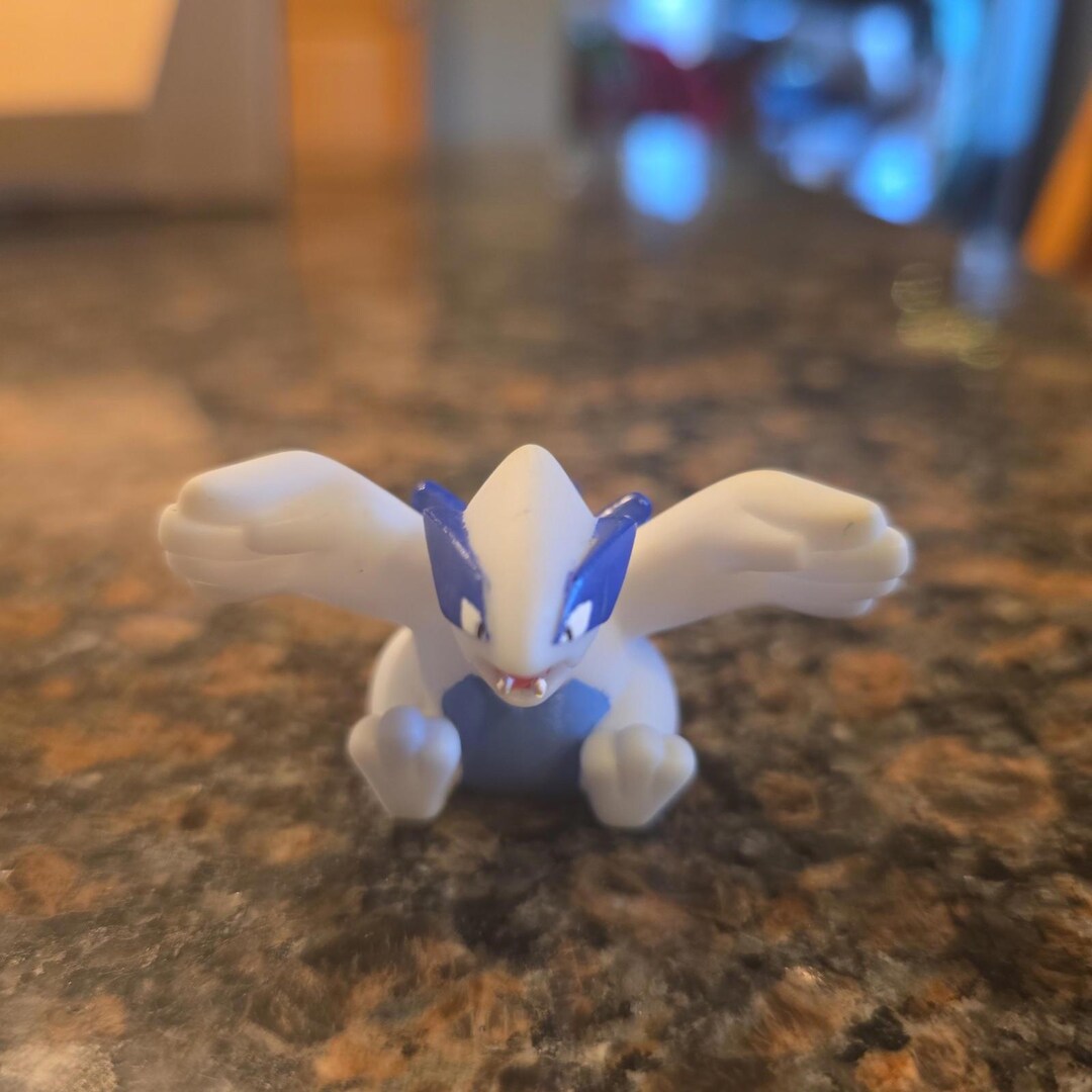 Pokemon Lugia Figure Finger Puppet 2007 Nintendo Bandai PVC Toy Japan ...