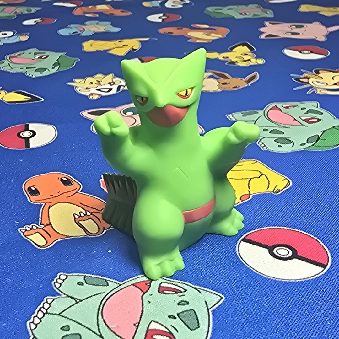 Pokemon Sceptile Figure Finger Puppet 2009 Nintendo Bandai PVC Japan ...