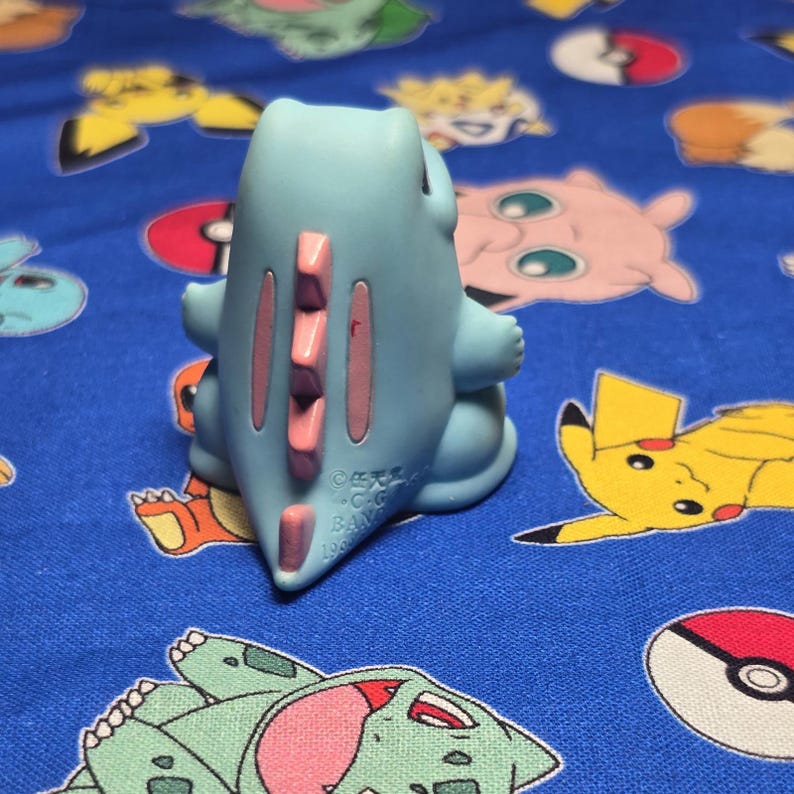 Pokemon Totodile Figure Finger Puppets 1999 Nintendo Bandai PVC Vintage ...