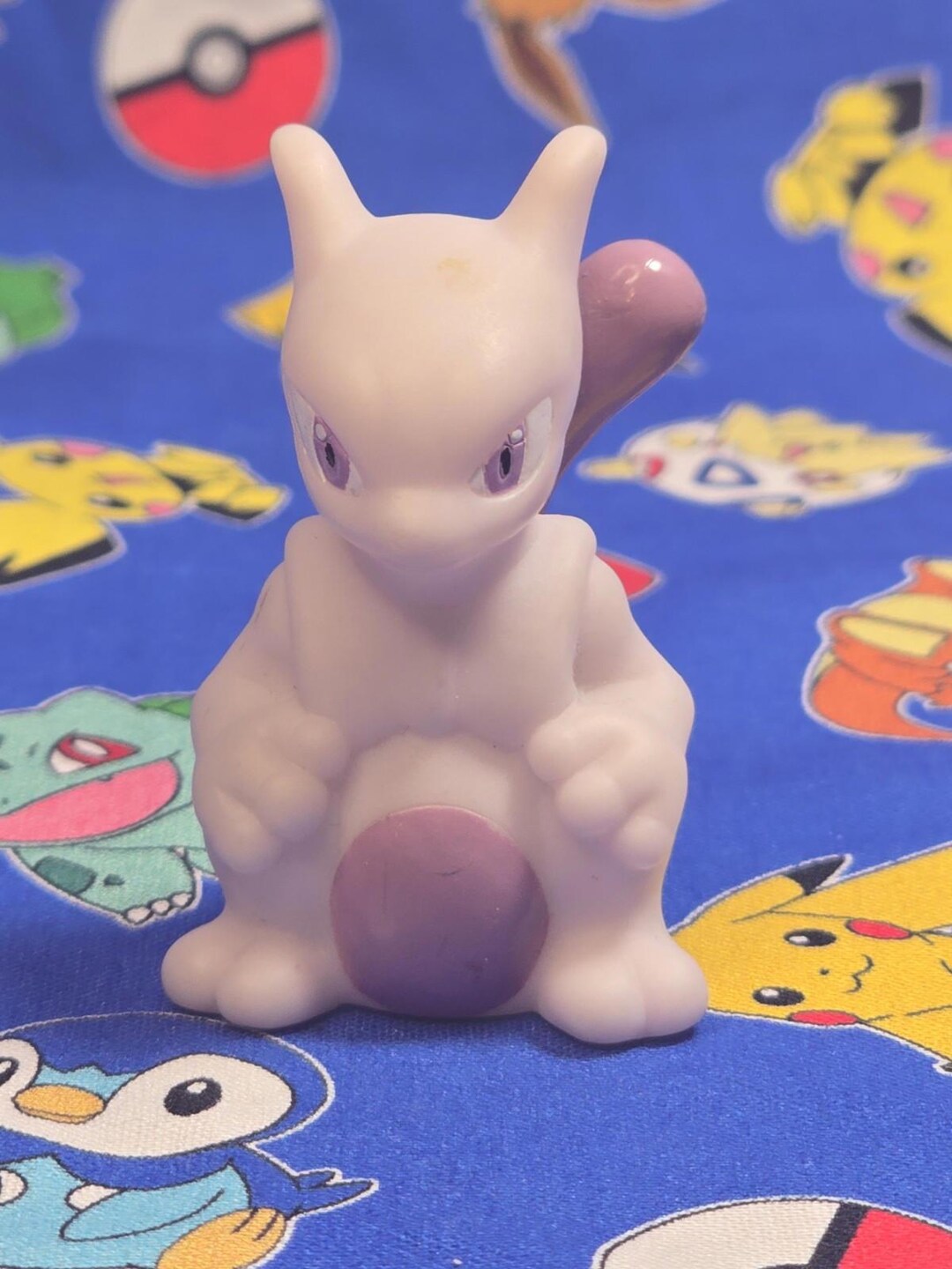 Pokemon Mewtwo Figure Finger Puppet 2013 Nintendo Bandai PVC Japan USA ...