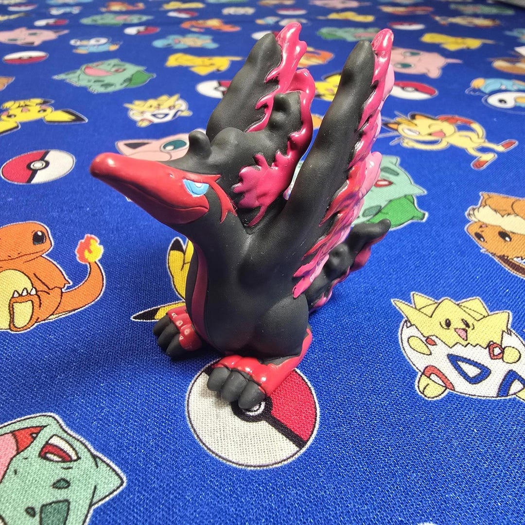 Pokemon Moltres Galarian Galar Figure Finger Puppet 2021 Nintendo ...