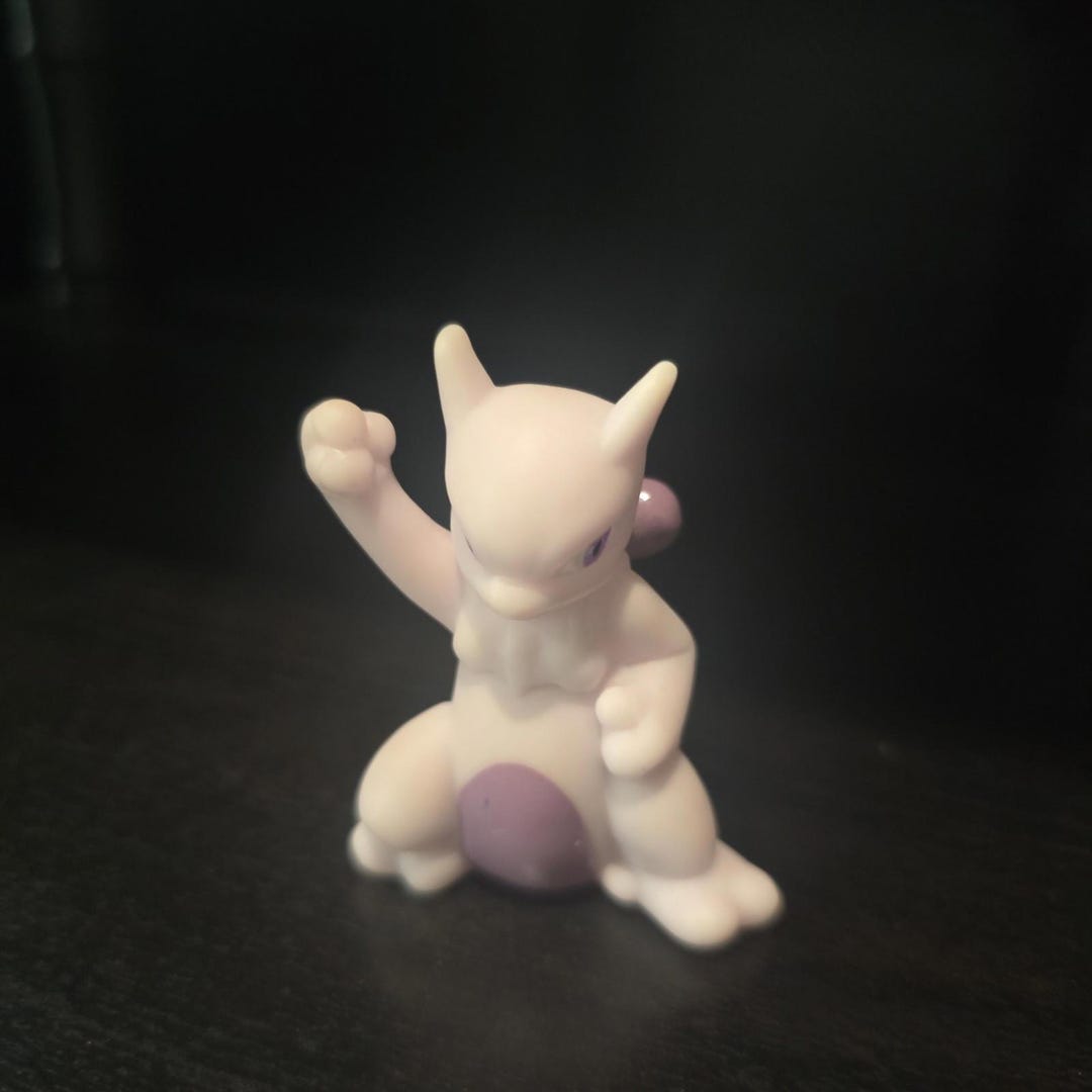 Pokemon Mewtwo Figure Finger Puppet 2006 Nintendo Bandai Japan PVC US ...