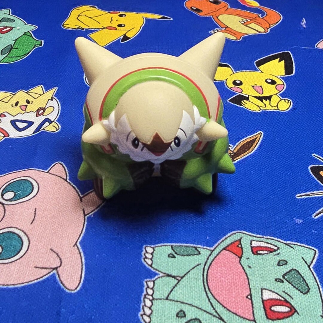 Pokemon Chesnaught Figure Finger Puppet 2014 Nintendo Bandai Vintage Japan USA - Etsy