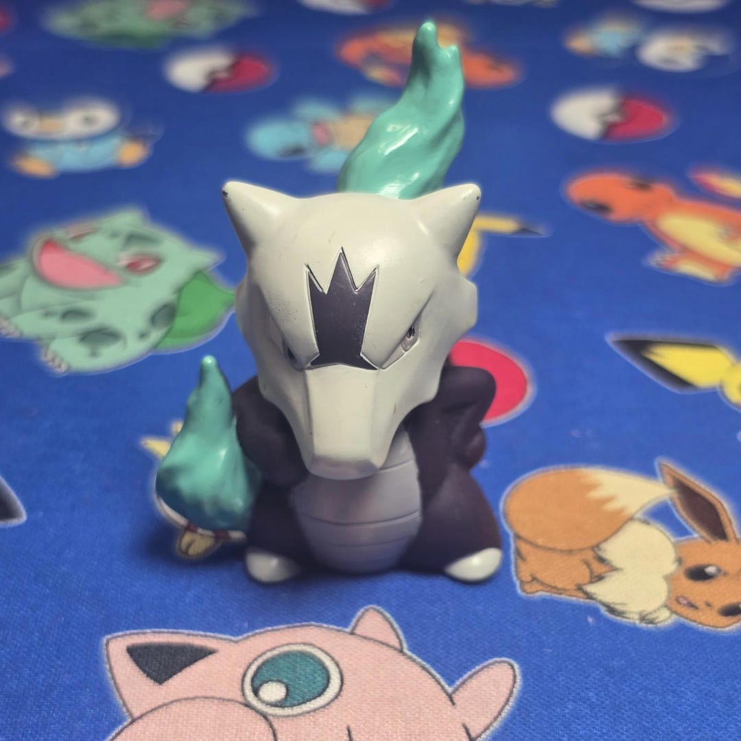 Pokemon Marowak Alolan Figure Finger Puppet 2019 Nintendo Bandai Japan ...