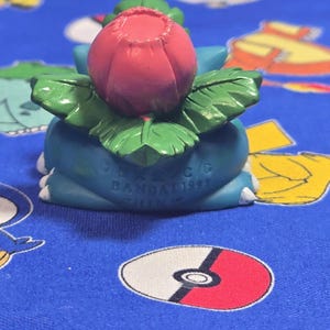 Pokemon Ivysaur Figure Finger Puppet 1997 Nintendo Bandai PVC Vintage ...