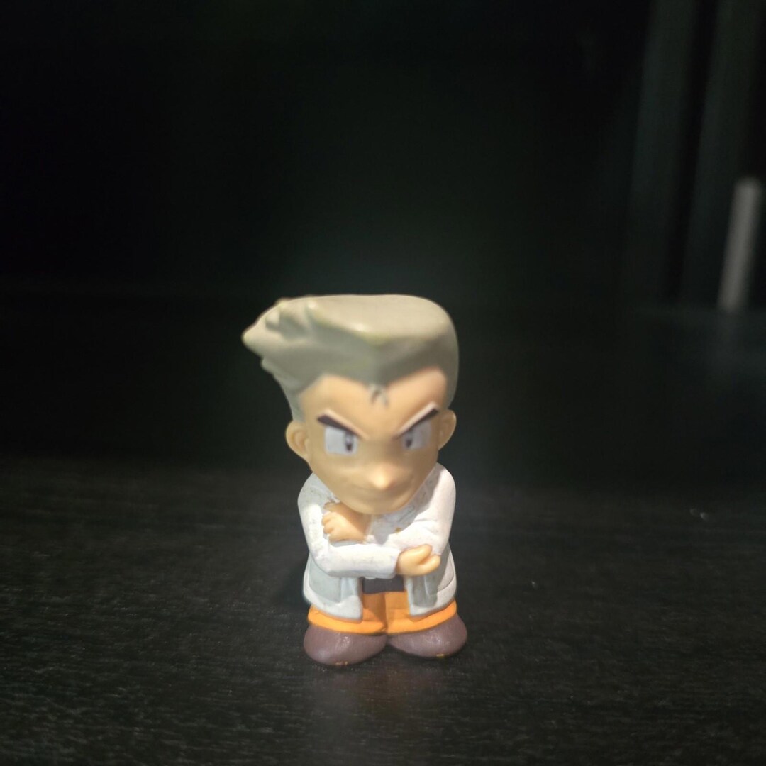 Pokemon Professor Oak Figure Finger Puppet 1998 Nintendo Bandai Vintage ...