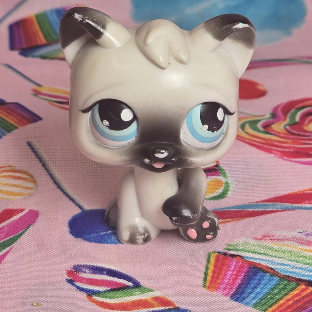 Littlest Pet Shop LPS 1st Gen Magic Motion Siamese Cat 2005 Authentic ...