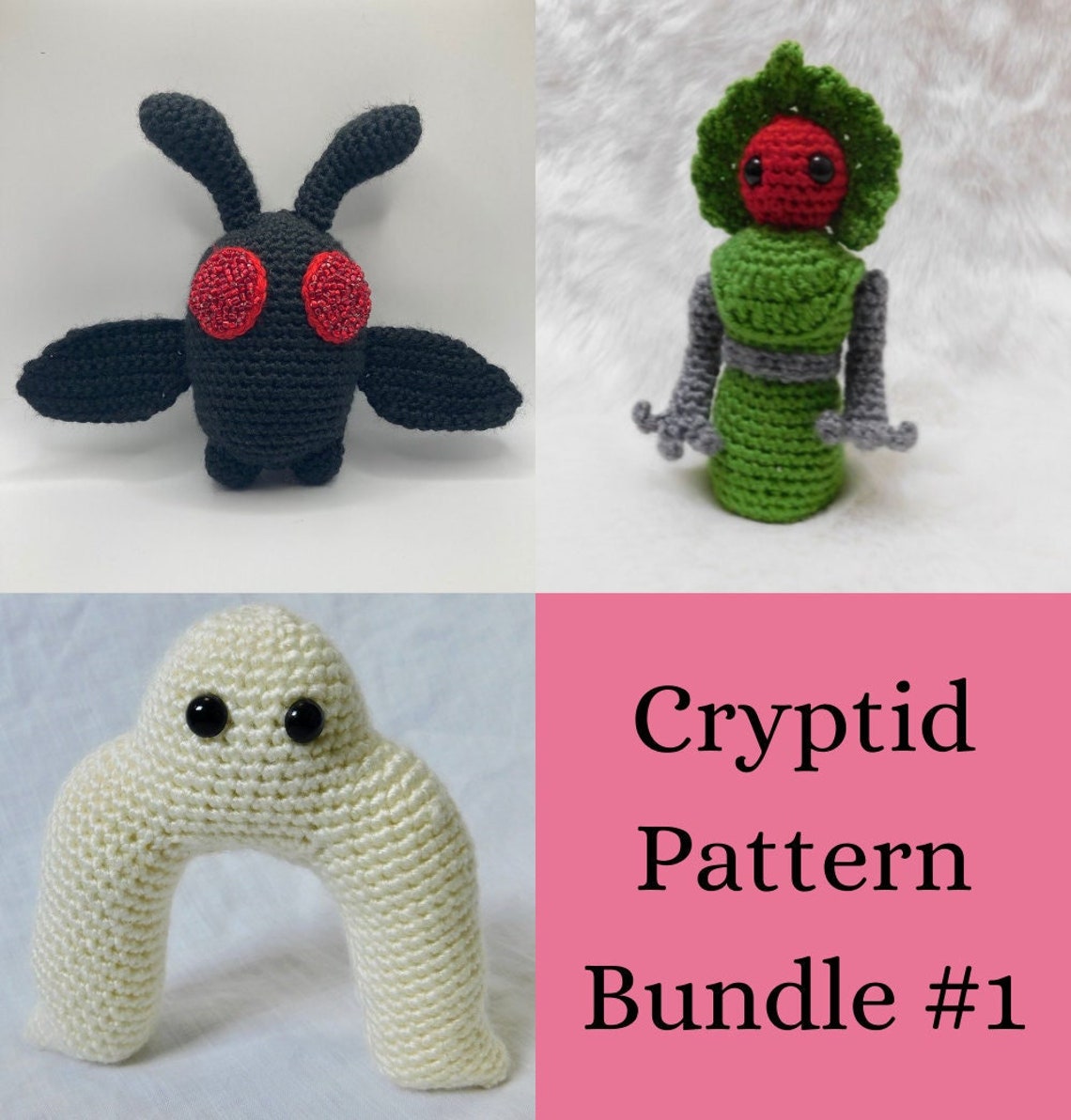 Cryptid Crochet Pattern Bundle 1 | Etsy