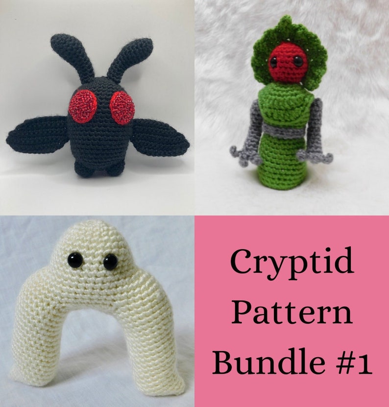 Cryptid Crochet Pattern Bundle #1 - Etsy