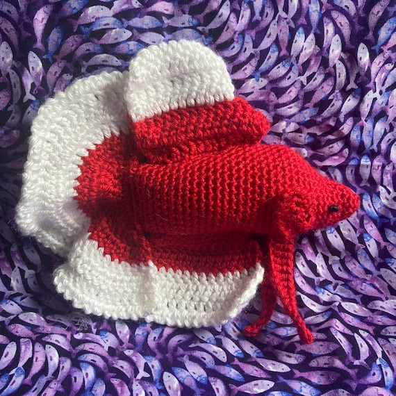 Large Betta Fish Crochet Pattern - Etsy