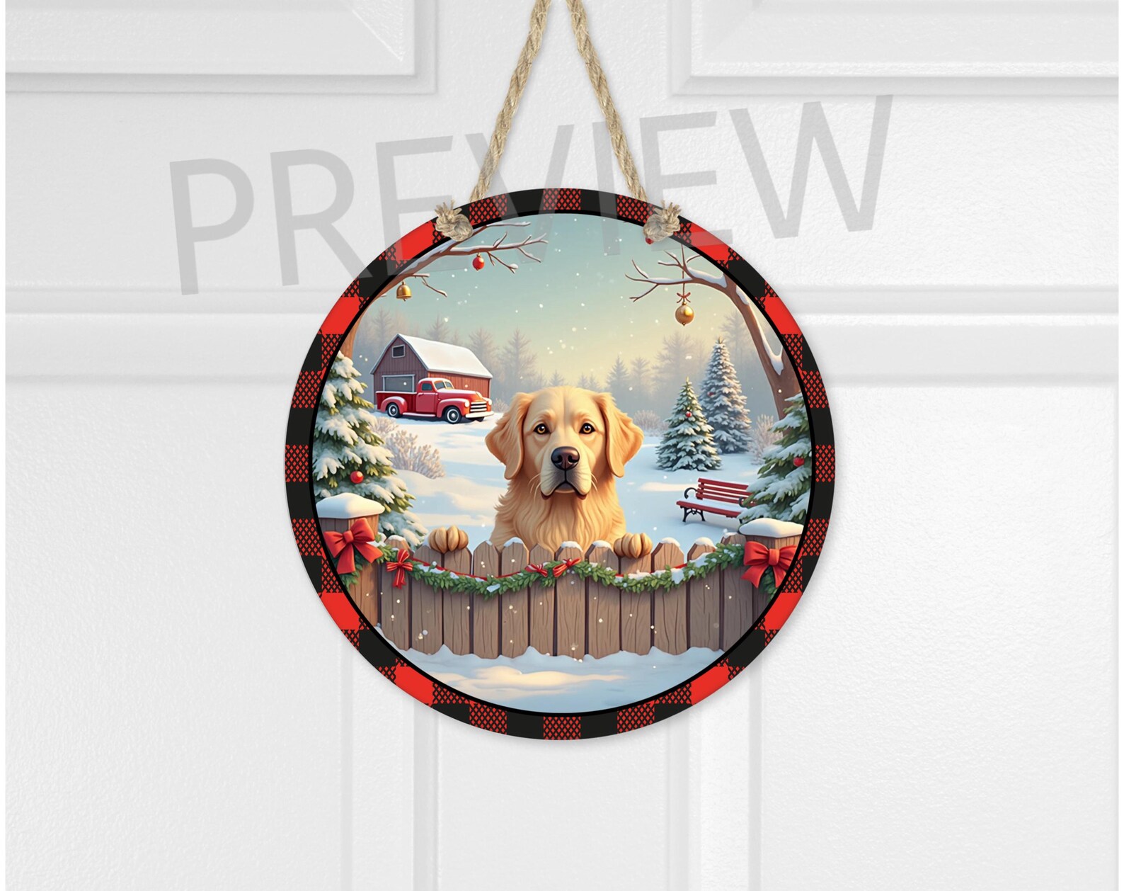 Labrador (long Hair) Dog Breed Round Design - Etsy