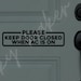 Please Keep Door Closed When AC is on Vinyl Decal | Window Sticker ...