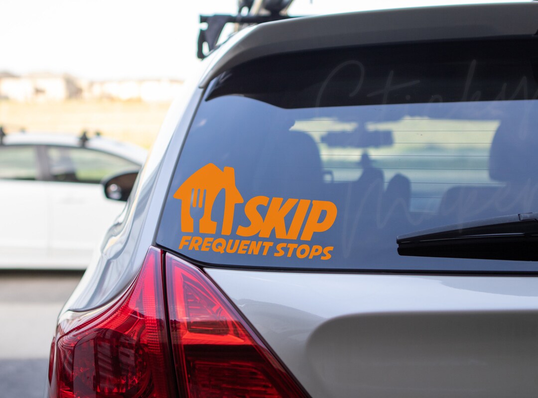 Skip the Dishes Frequent Stops Decal Vinyl Decal Sticker - Etsy