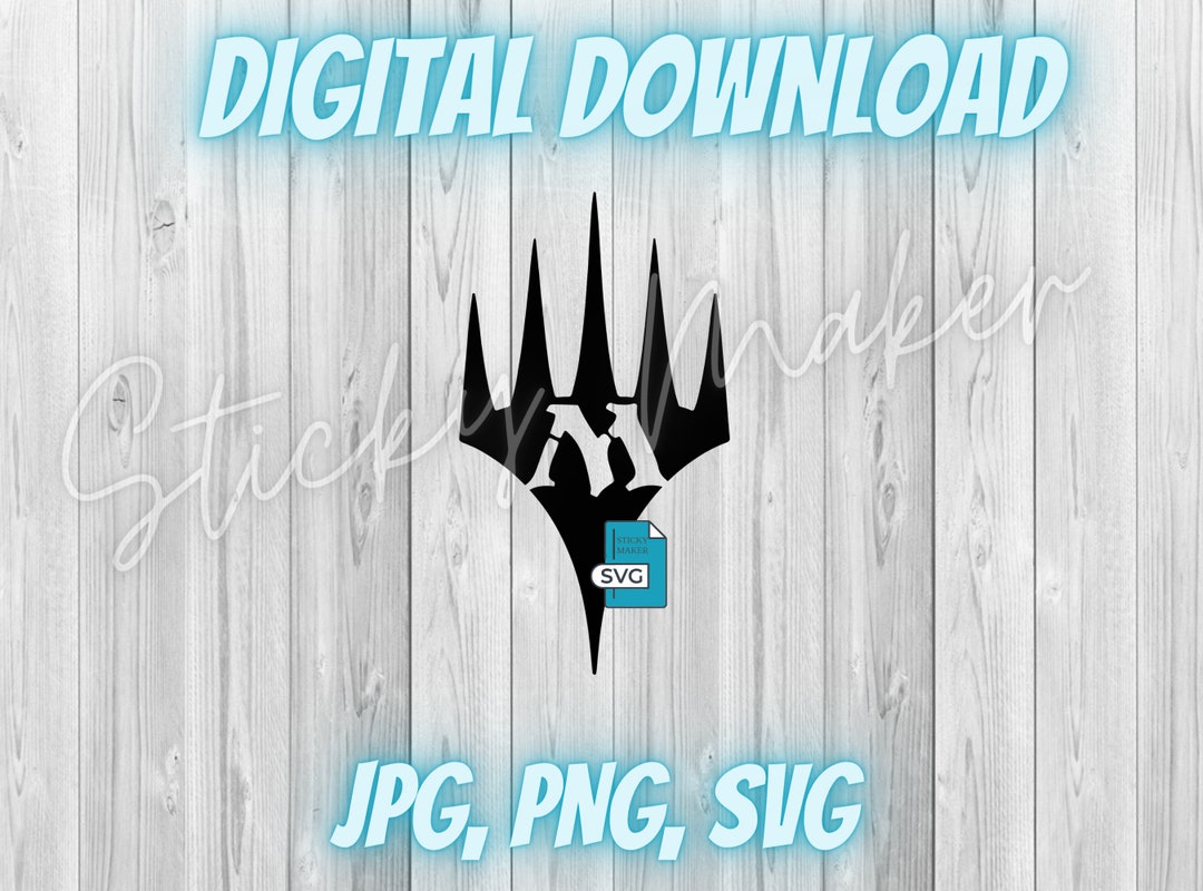 Magic the Gathering Logo SVG Planeswalker Digital Print the Magic ...