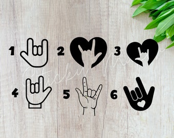 Asl Sticker Pack - Etsy