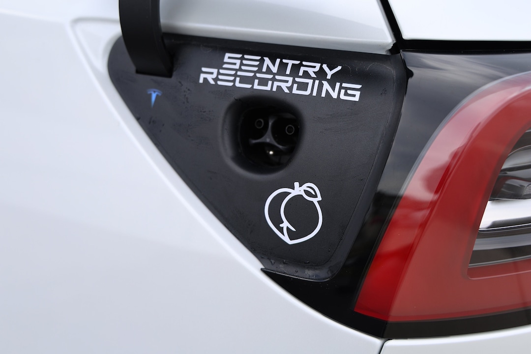 Tesla Peach Butthole Sticker | Set of 2 | Butt Hole | Tesla Decal ...