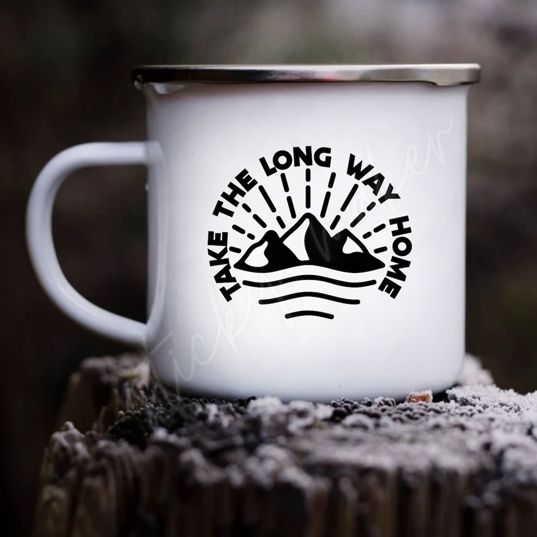 Take the Long Way Home Vinyl Decal Sticker Bumper Sticker Mug Thermos ...