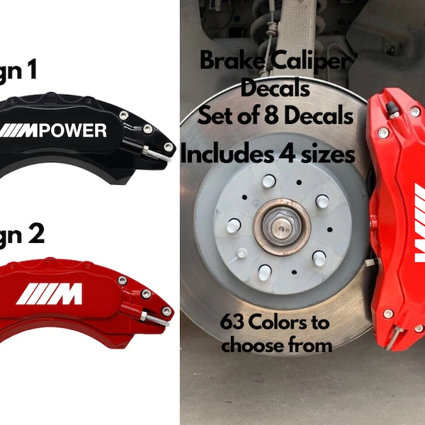 Bmw Brake Caliper Stickers - Etsy