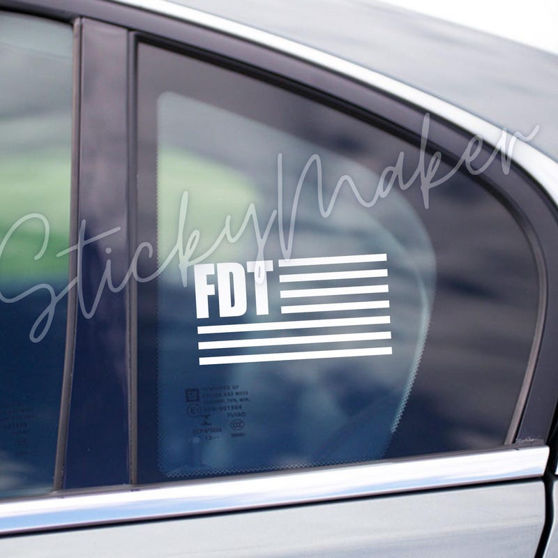 Fdt Trump Sticker - Etsy
