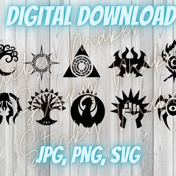 Magic Gathering Svg - Etsy