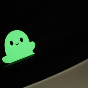 Ghost Decal Glow in the Dark Green Blue Pink or Orange | Vinyl Decal ...