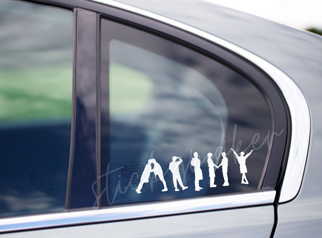 Set of 2: BTS Army Silhouette Logo Decal Vinyl Decal Sticker Bumper ...
