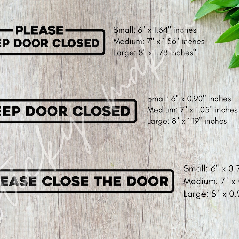 Please Close Door Behind You Sign - Etsy