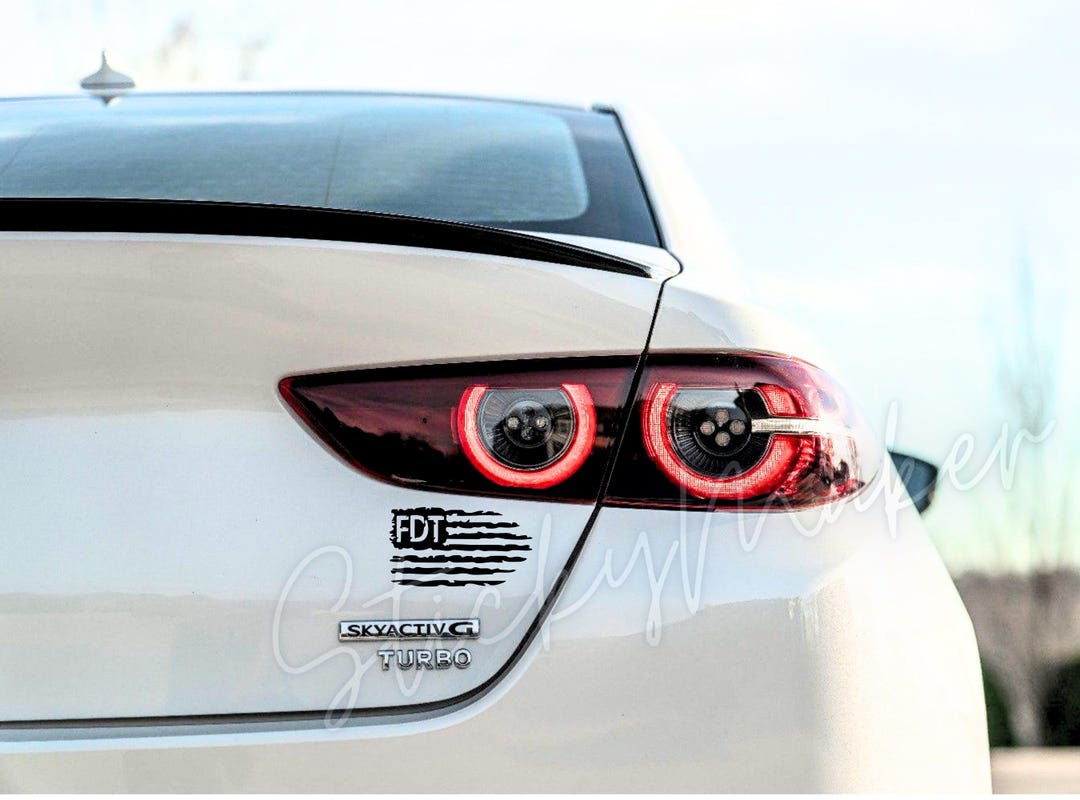 FDT Distressed Vinyl Decal – Anti-trump Sticker | Weatherproof Bumper ...