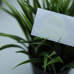 Ghost Decal Glow in the Dark Green Blue Pink or Orange | Vinyl Decal ...