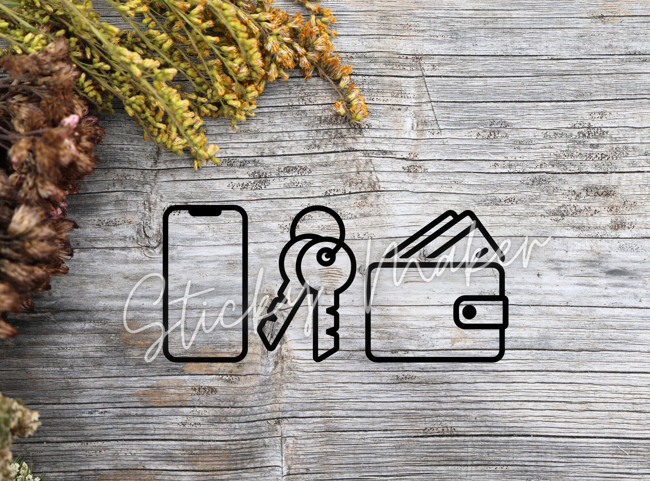 Personalized Door Reminder Vinyl Decal | Before Leaving Reminder ...