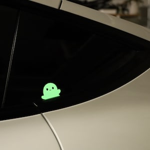 Ghost Decal Glow in the Dark Green Blue Pink or Orange | Vinyl Decal ...