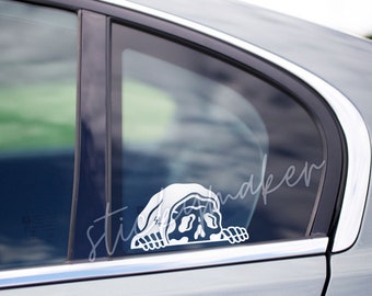 Grim Reaper Peekaboo Decal - Etsy
