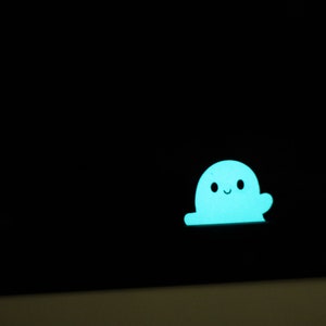 Ghost Decal Glow in the Dark Green Blue Pink or Orange | Vinyl Decal ...