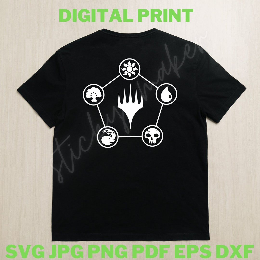 Magic the Gathering SVG MTG Mana Symbols Mana Digital File Download ...