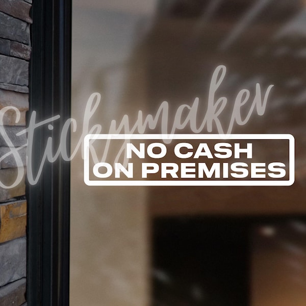 Cash Only Sign - Etsy
