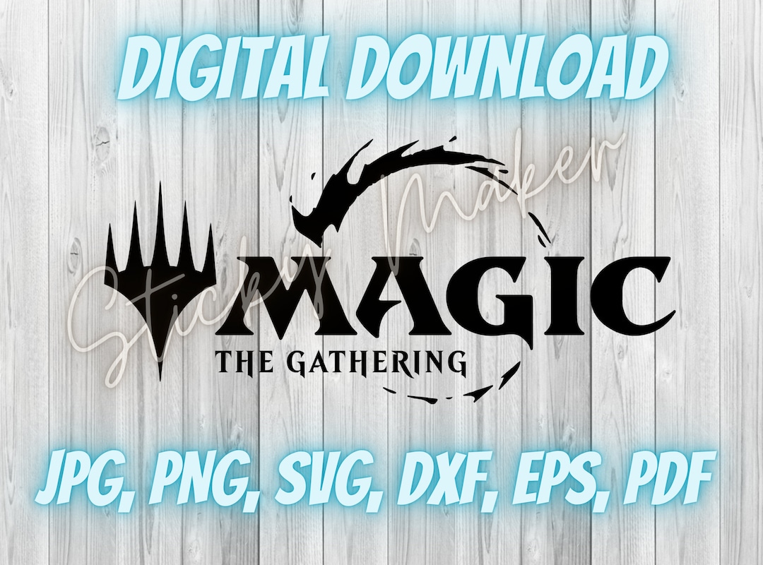 Magic the Gathering SVG MTG Cards Playing Cards Digital File Download ...