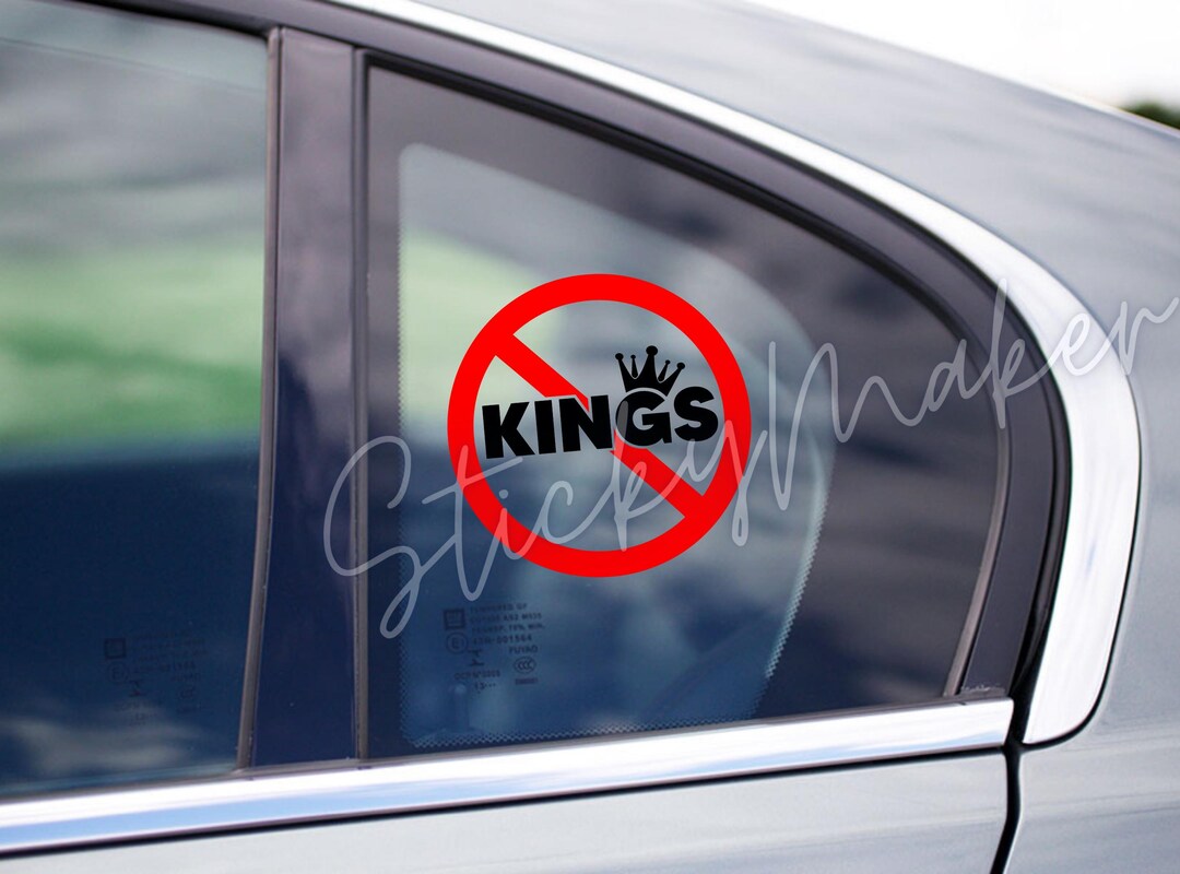 No Kings Vinyl Decal – Anti-trump Sticker | No Kings Live Here ...