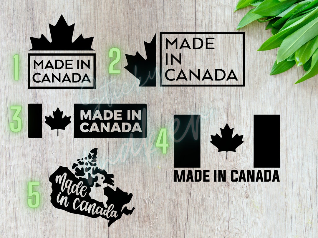 Made in Canada Decal | Vinyl Decal | Sticker | Canada Flag - Etsy Canada