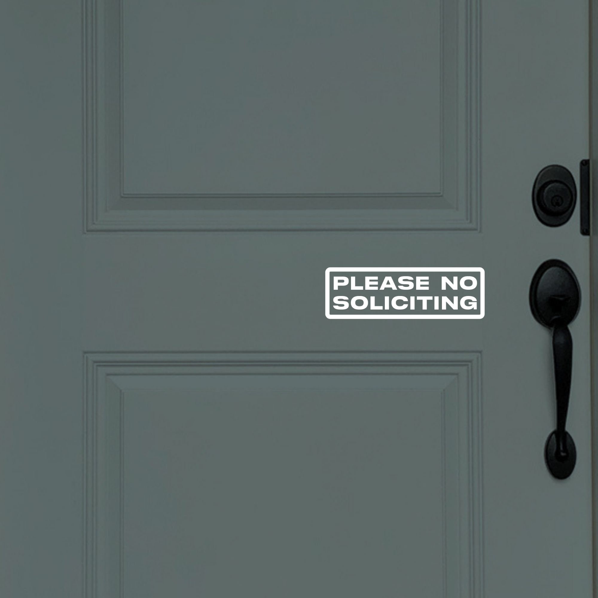 Please No Soliciting Vinyl Decal | Door/window Sticker - Etsy