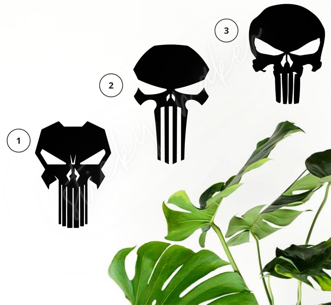 Punisher Vinyl Decal Bumper Sticker Car Decal Water Bottle Laptop ...