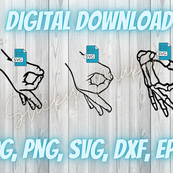 Made You Look Hand Svg - Etsy Norway