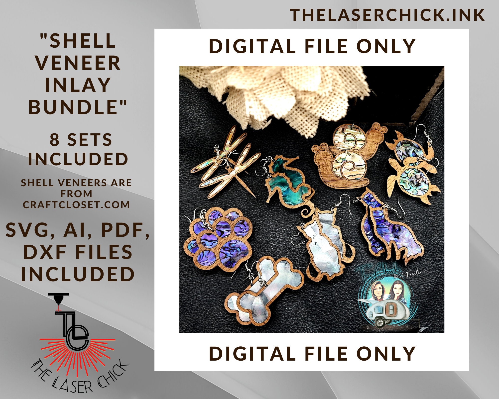 Shell Veneer Inlay Bundle - Etsy