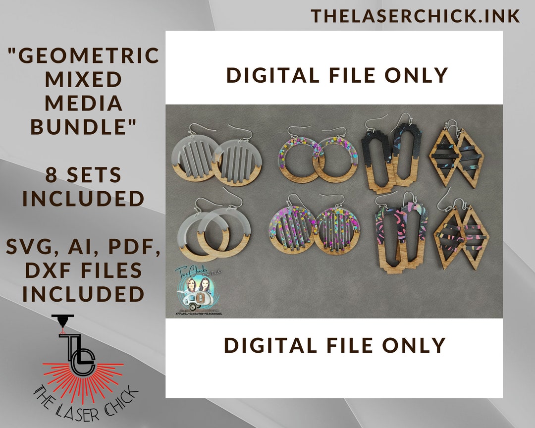 Geometric Mixed Media Bundle - Etsy