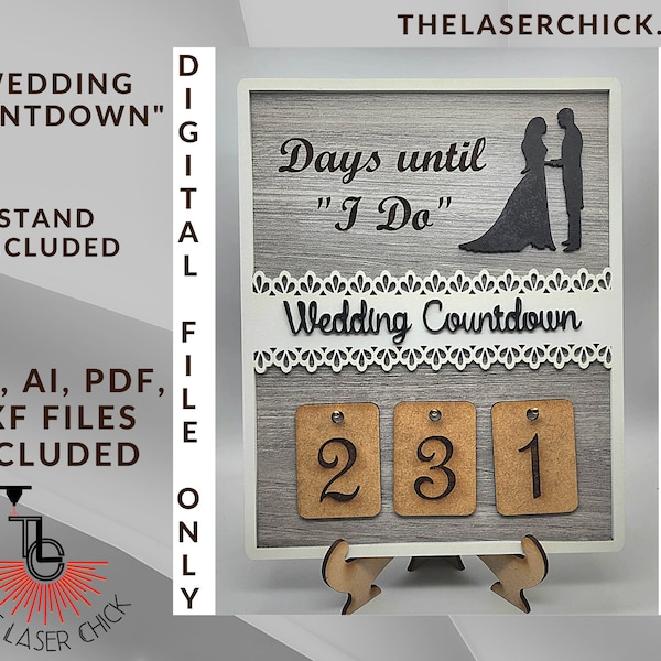 Wedding Countdown - Etsy