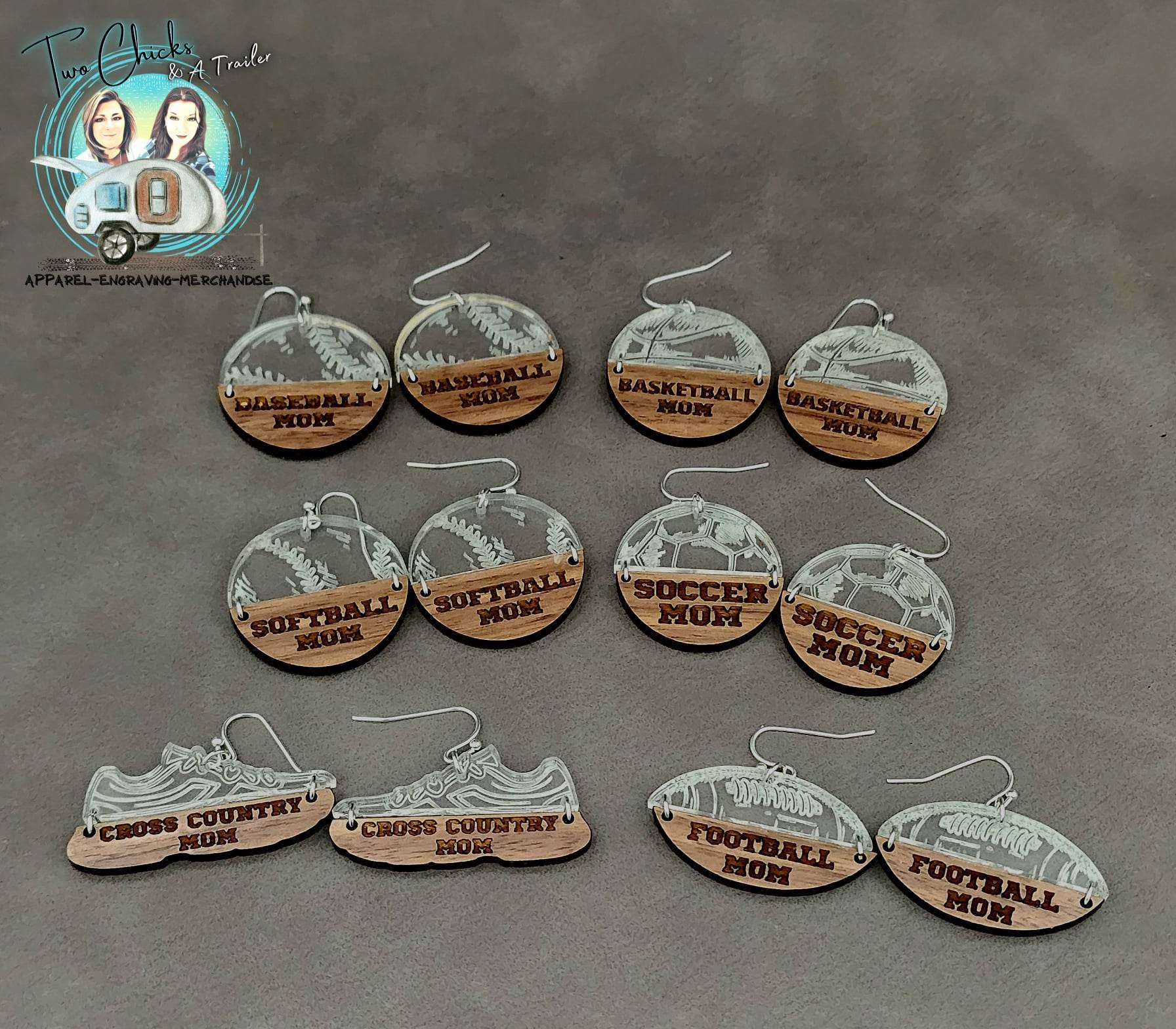 Sports Mom Earring Bundle - Etsy