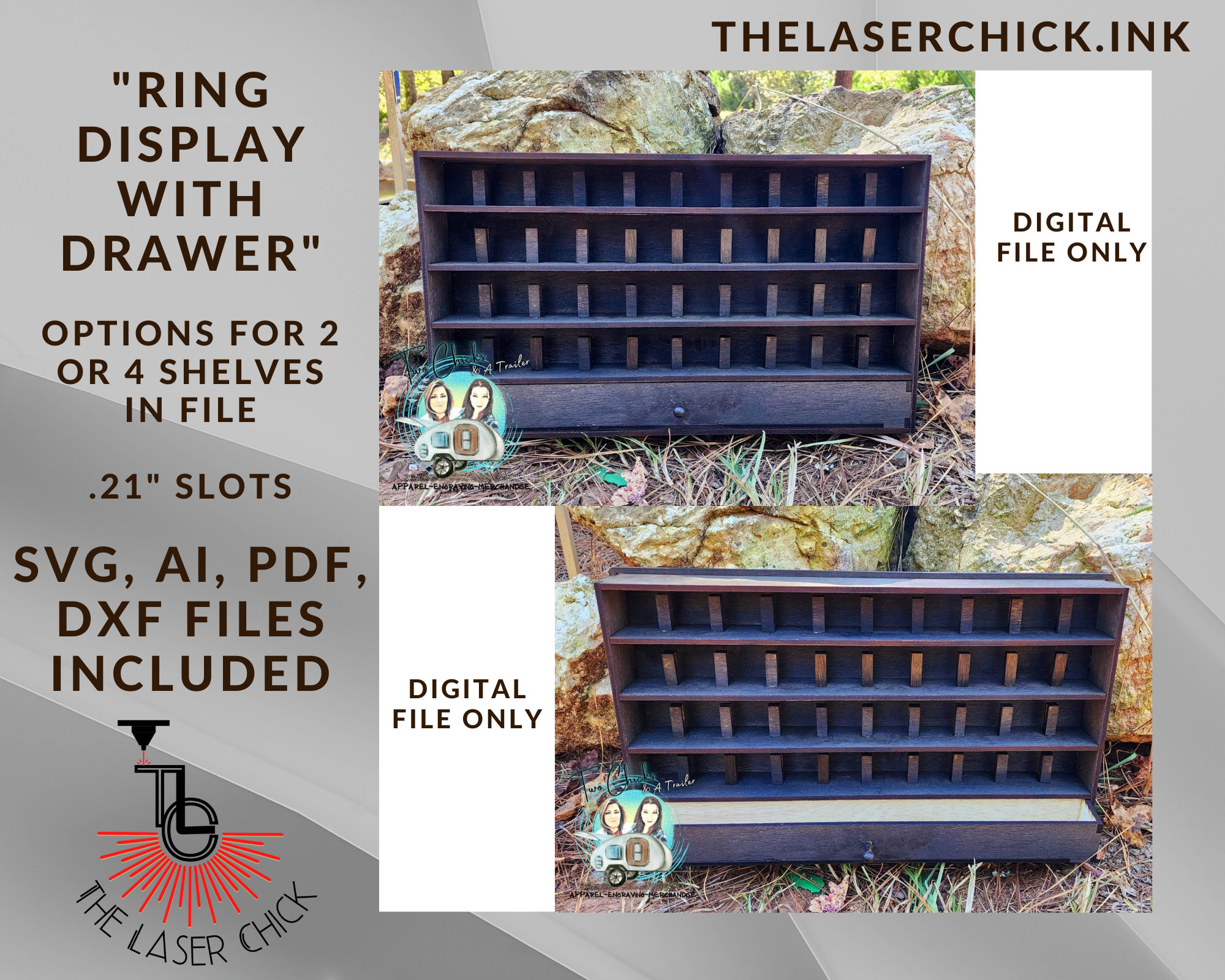 Championship Ring Display Shelf With Drawer - Etsy