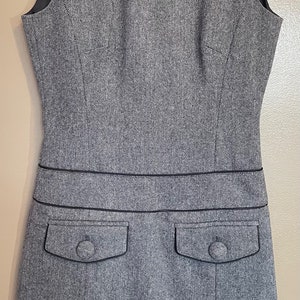 Talula Babaton Dress by Aritzia - Size Xs/sm-2000s Grey, Wool Blend ...