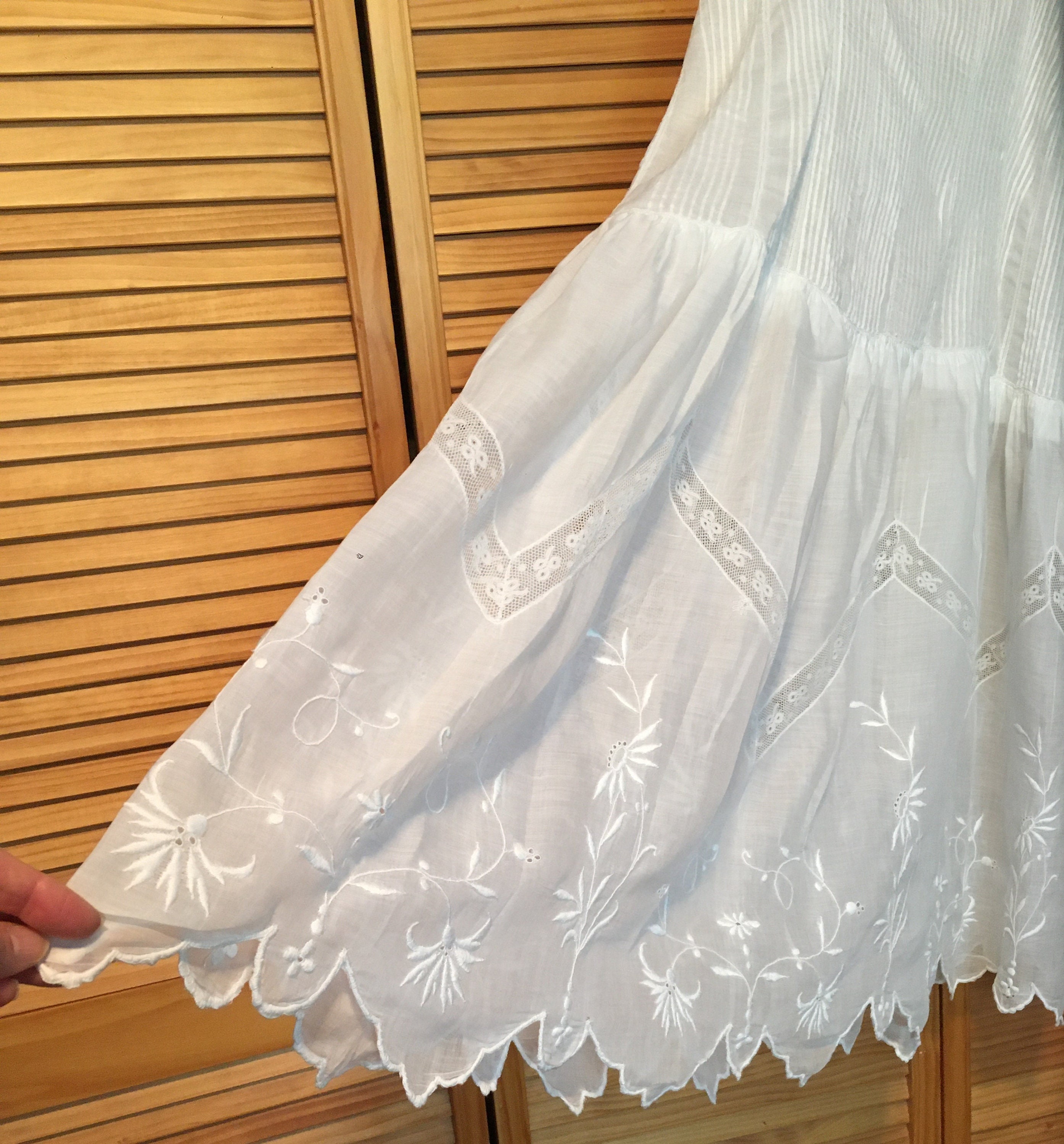 Vintage Antique Edwardian Summer Lawn Lingerie Dress Circa - Etsy